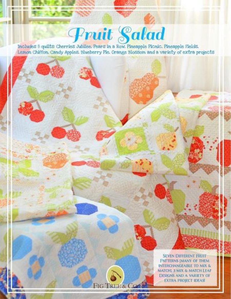 MODERN AMERICAN VINTAGE COLLAB: FRUIT SALAD QUILTER’S CLAPPERS | Fresh Figs
