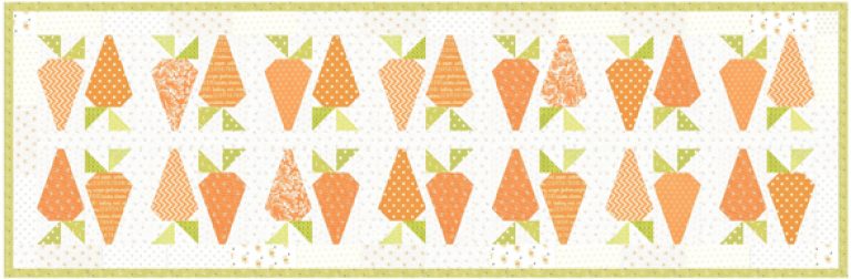 CARROT SPROUTS: RUNNER/QUILT FINISHING DETAILS | Fresh Figs
