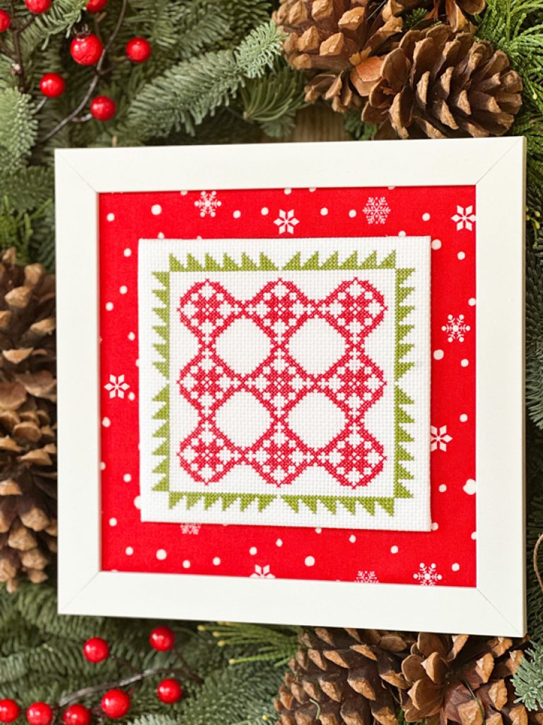 PATTERN SHOWCASE: RIBBONS & STARS CROSS STITCH | Fresh Figs