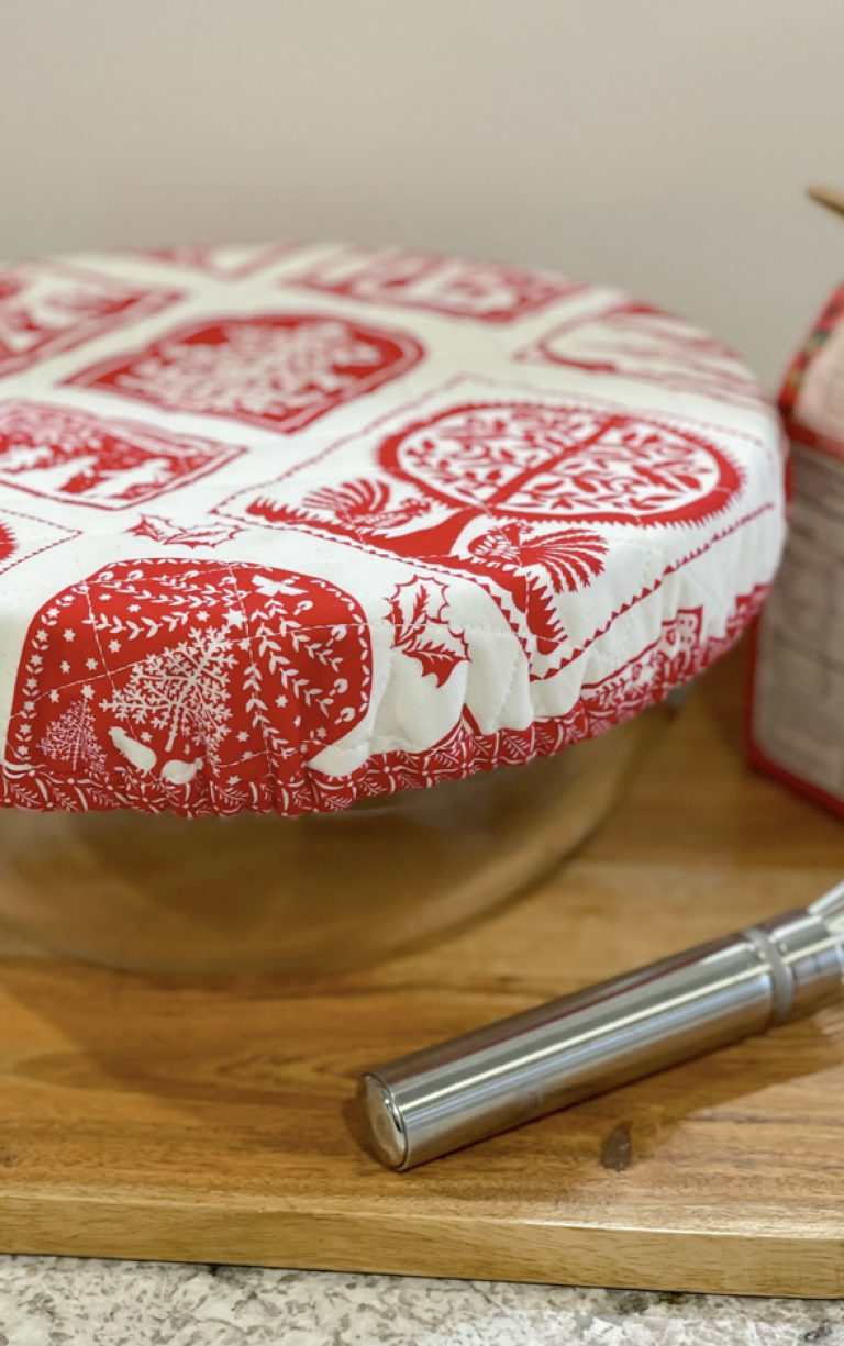 TUTORIAL: HOLIDAY-THEMED FOOD SAVERS/CASSEROLE COVERS | Fresh Figs