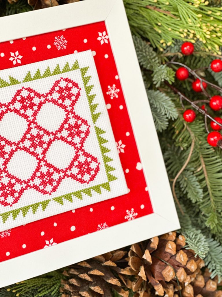PATTERN SHOWCASE: RIBBONS & STARS CROSS STITCH | Fresh Figs