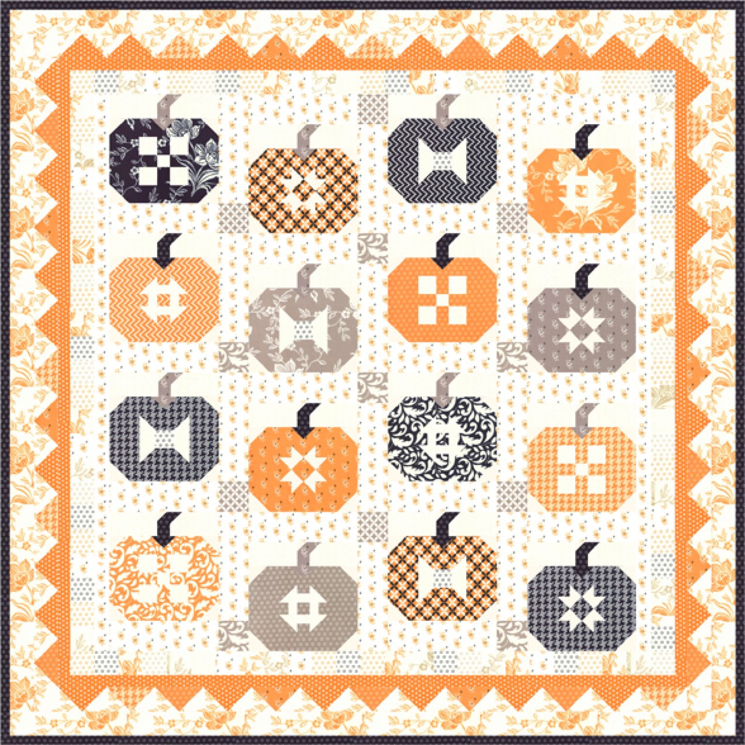 PATTERN SHOWCASE: PUMPKINS & CREAM | Fresh Figs
